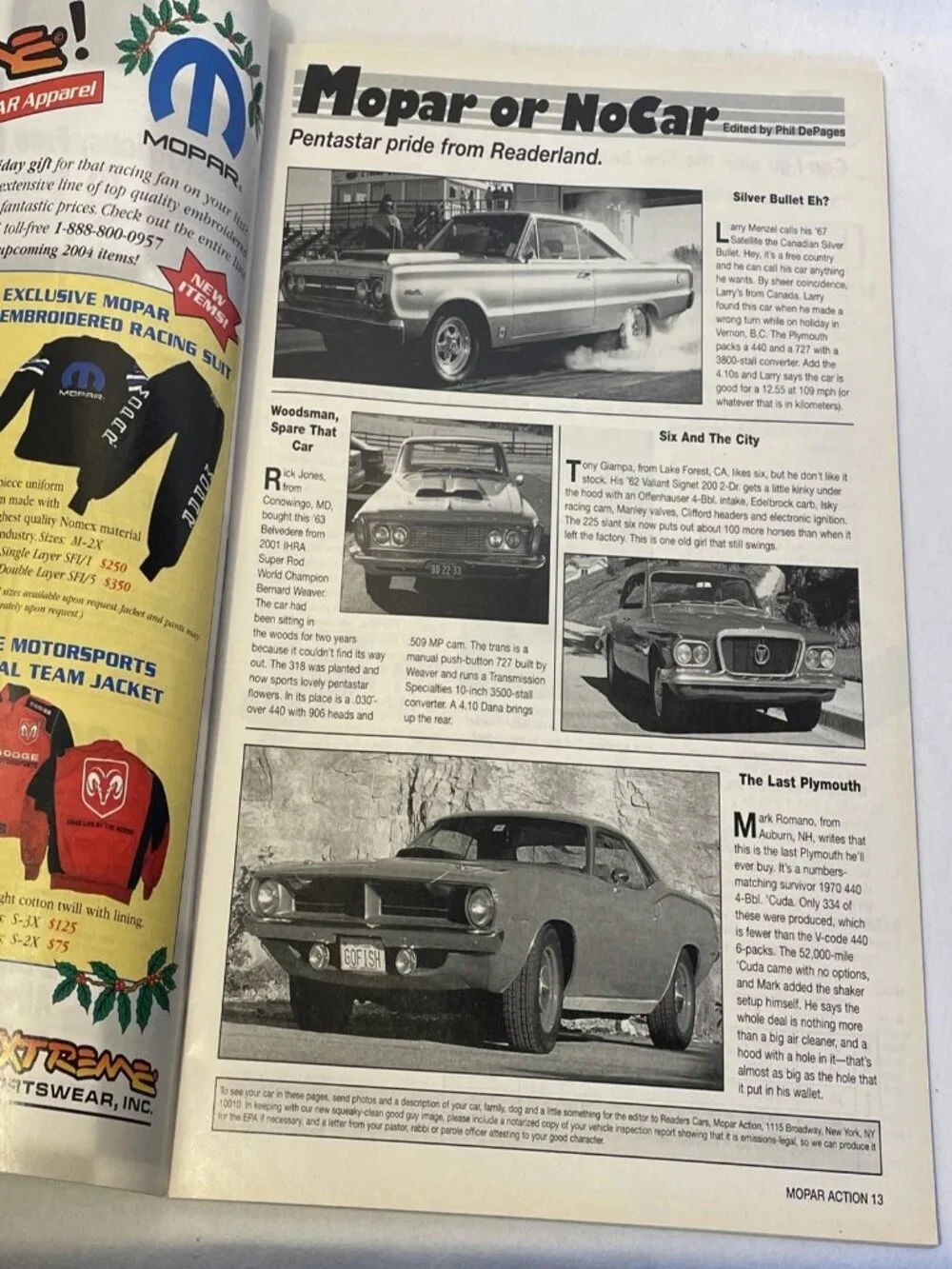 Mopar Action | Other | Mopar Action Magazine February 204 Solid Gold ...